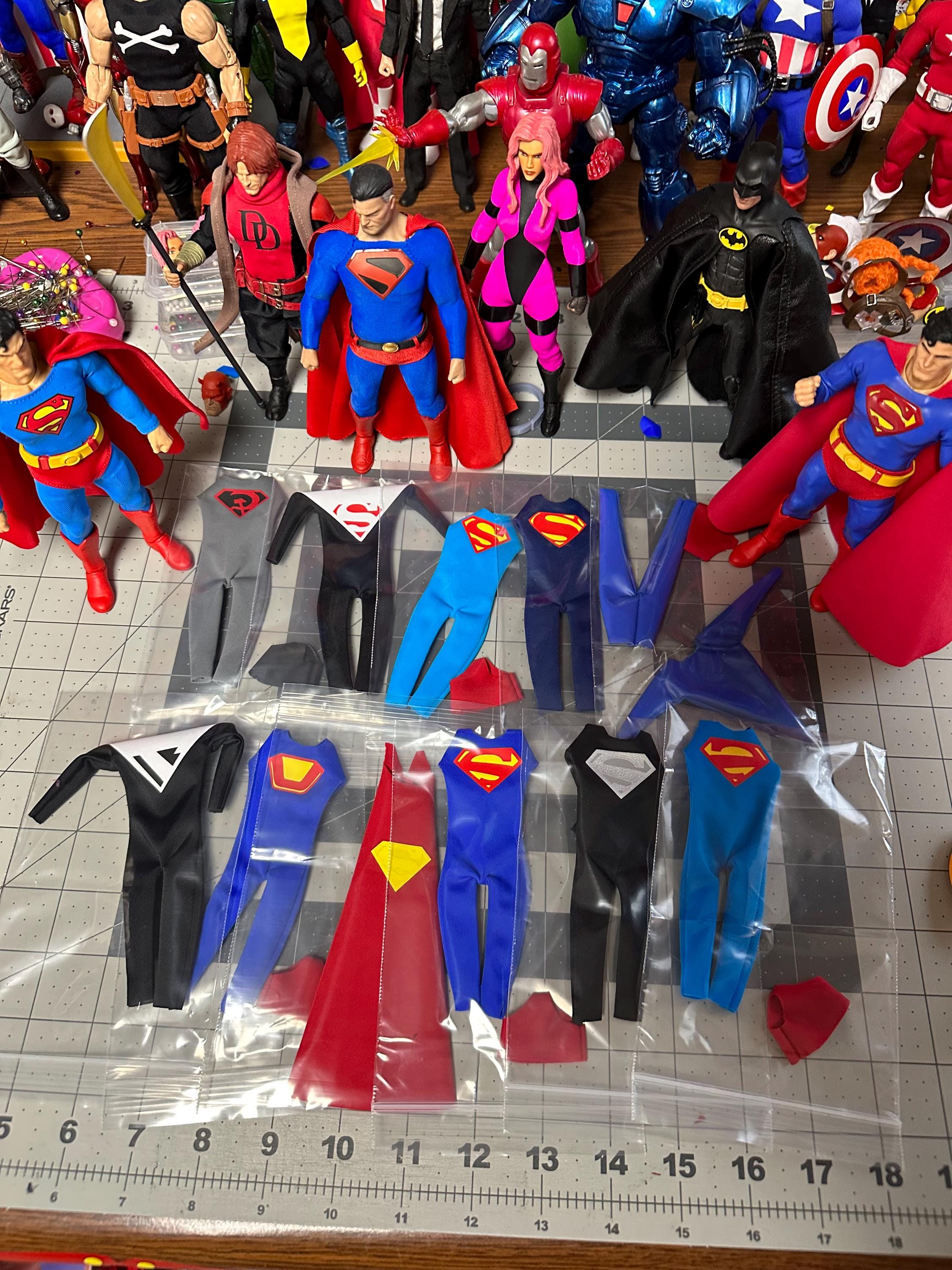 1/12 Scale Superman Suits Suit , Cape , Trunks - Etsy