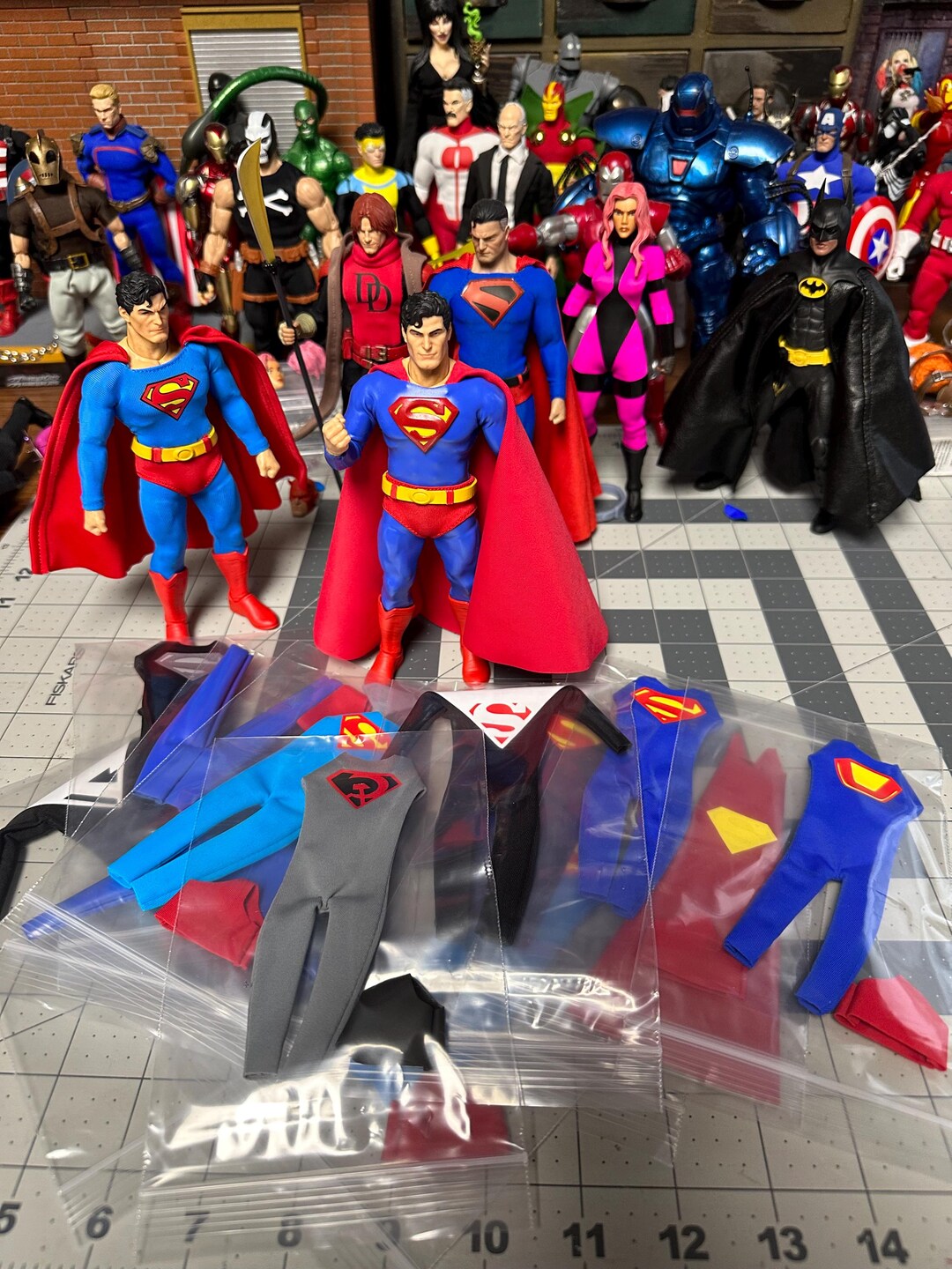 1/12 Scale Superman Suits Suit , Cape , Trunks - Etsy