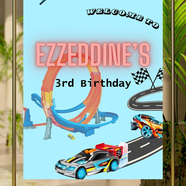 Hot Wheels Signs Birthday - Etsy