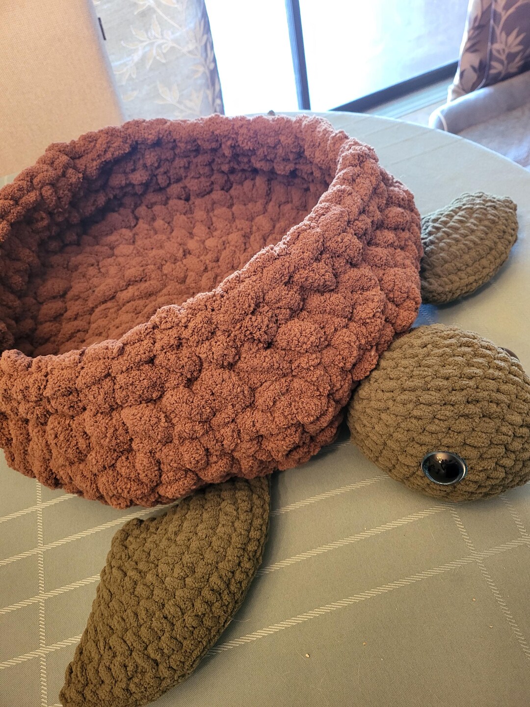 Large Cat Bed, Shape of Turtle! Made to Order. - Etsy