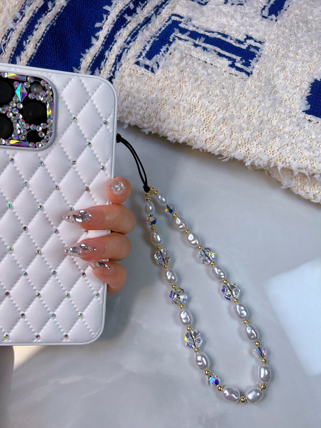 Swarovski Four-leaf Clover Crystal Phone Charm, Customized Crystal ...