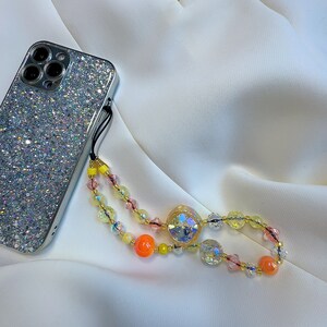 Zirconia Magic Mirror Phone Charm Strap: Mermaid Crystal Lanyard - Etsy