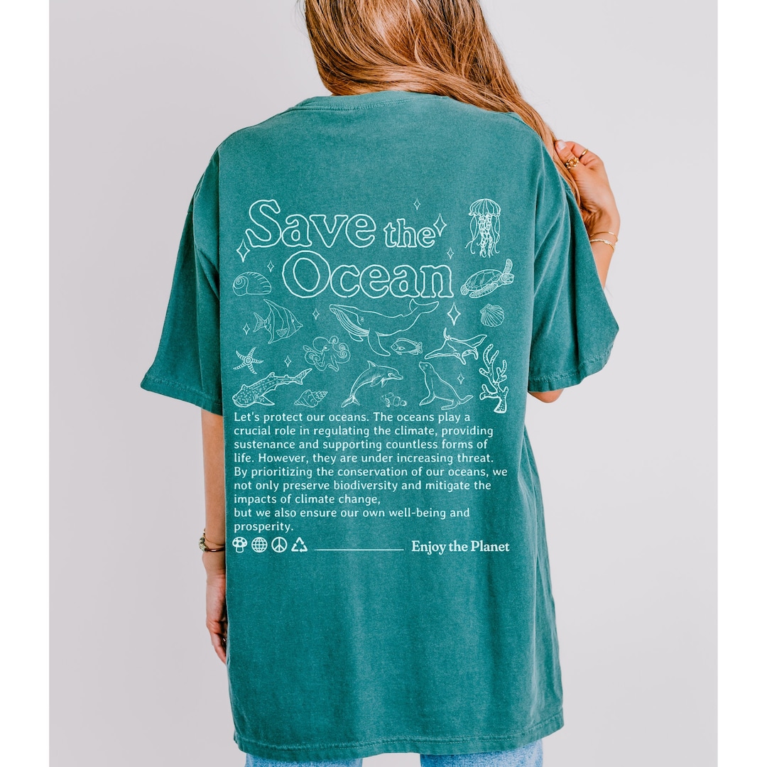 Ocean Conservancy Protect Our Oceans Shirt Shark Shirt Coconut Girl ...