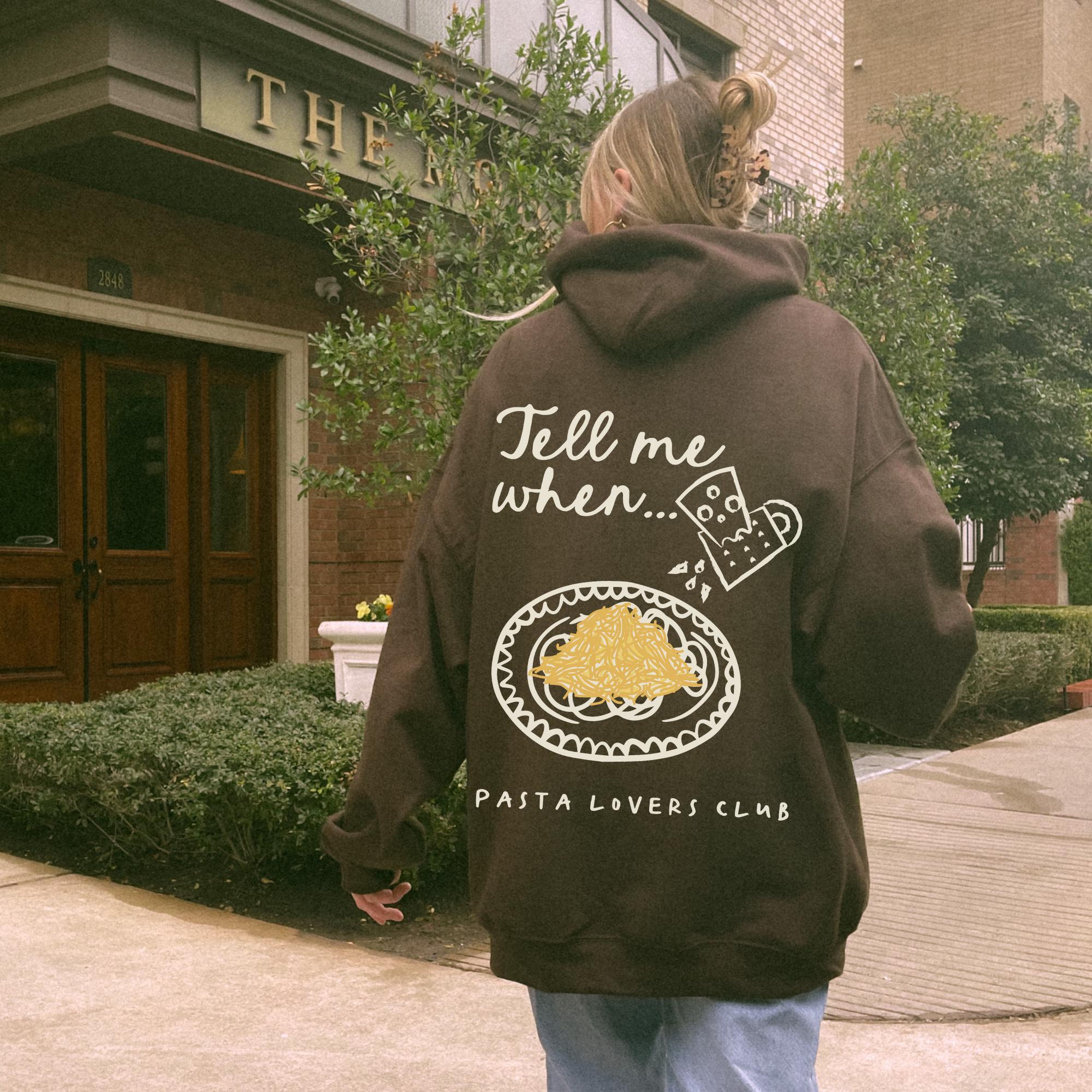 Pasta Hoodie Tomato Girl Summer Italy Sweatshirt Pasta Gifts Girl ...