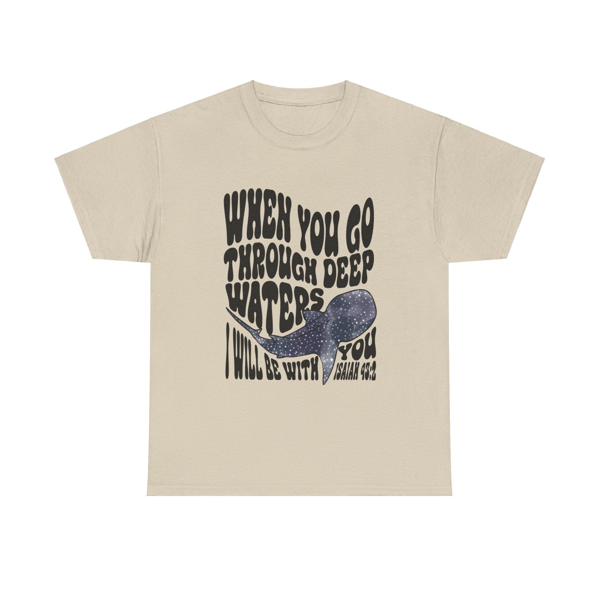 Isaiah 43 Ocean Inspired Style Whale Shark Shirt Christian Jesus ...