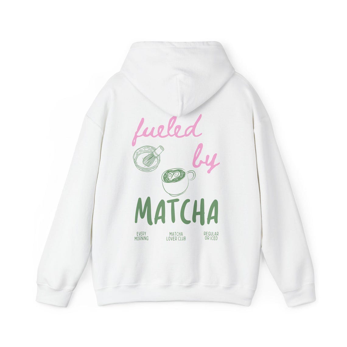 Matcha Hoodie Tomato Girl Summer Matcha Lover Sweater Vegan Sweatshirt ...