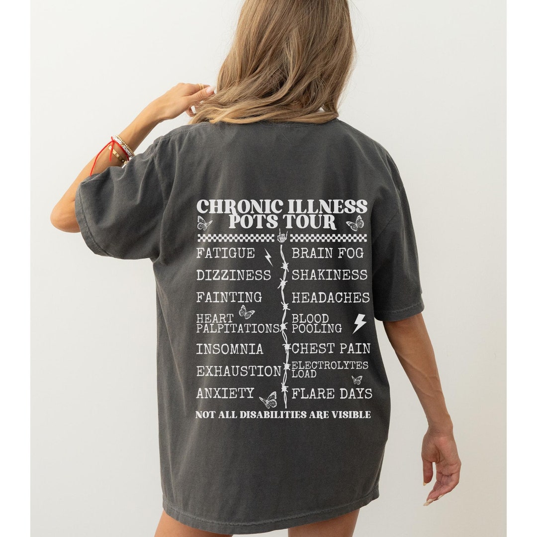 Pots Syndrome Shirt Pots Awareness Dysautonomia Eds Ehlers Danlos Flare ...