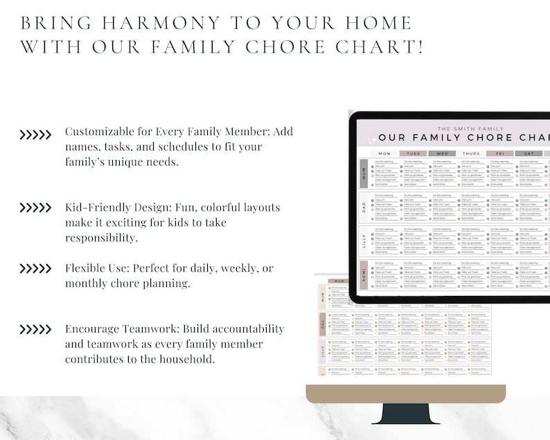 ADHD Cleaning Planner Bundle Pdf Editable Canva Template Home Cleaning ...