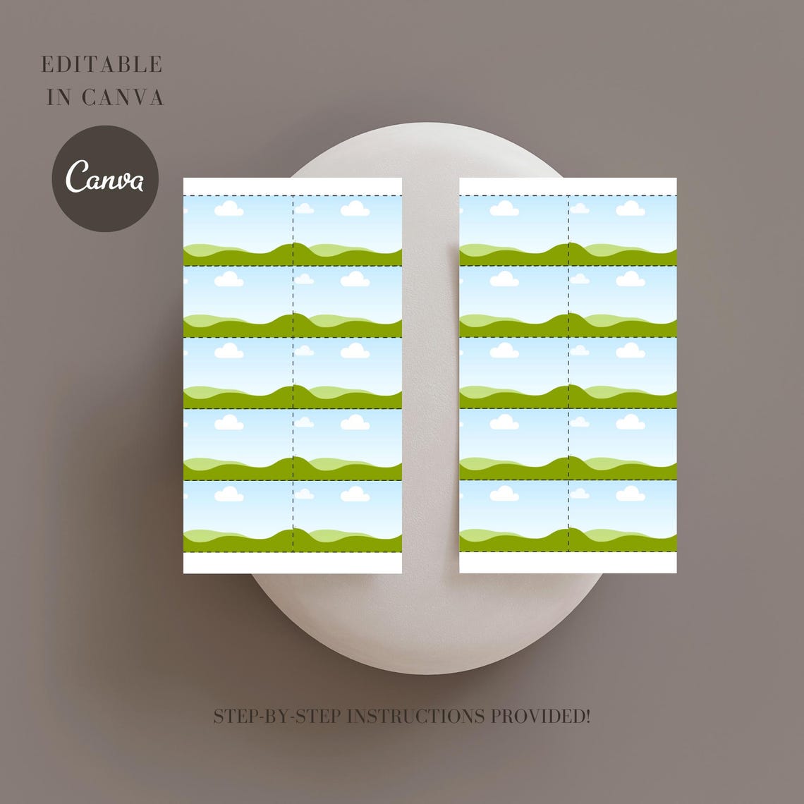 Print & Cut Business Card Home Print Template Print Your Own Business ...