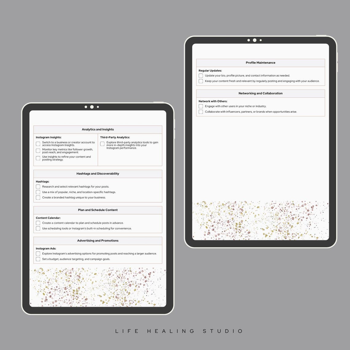 Instagram Bio Template Instagram Profile Set up Checklist Bio Checklist ...
