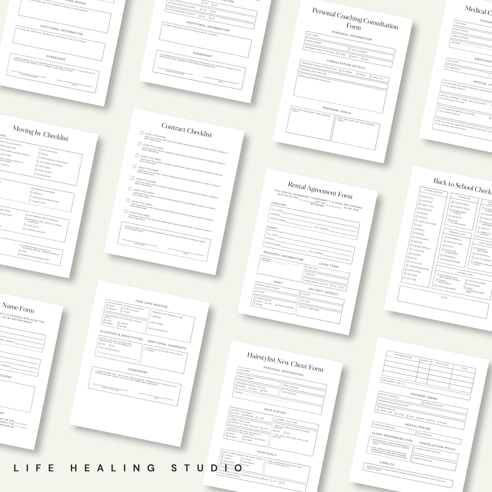 Ready-made Form Kits Easy Form Creation Simple Form Builder Editable ...