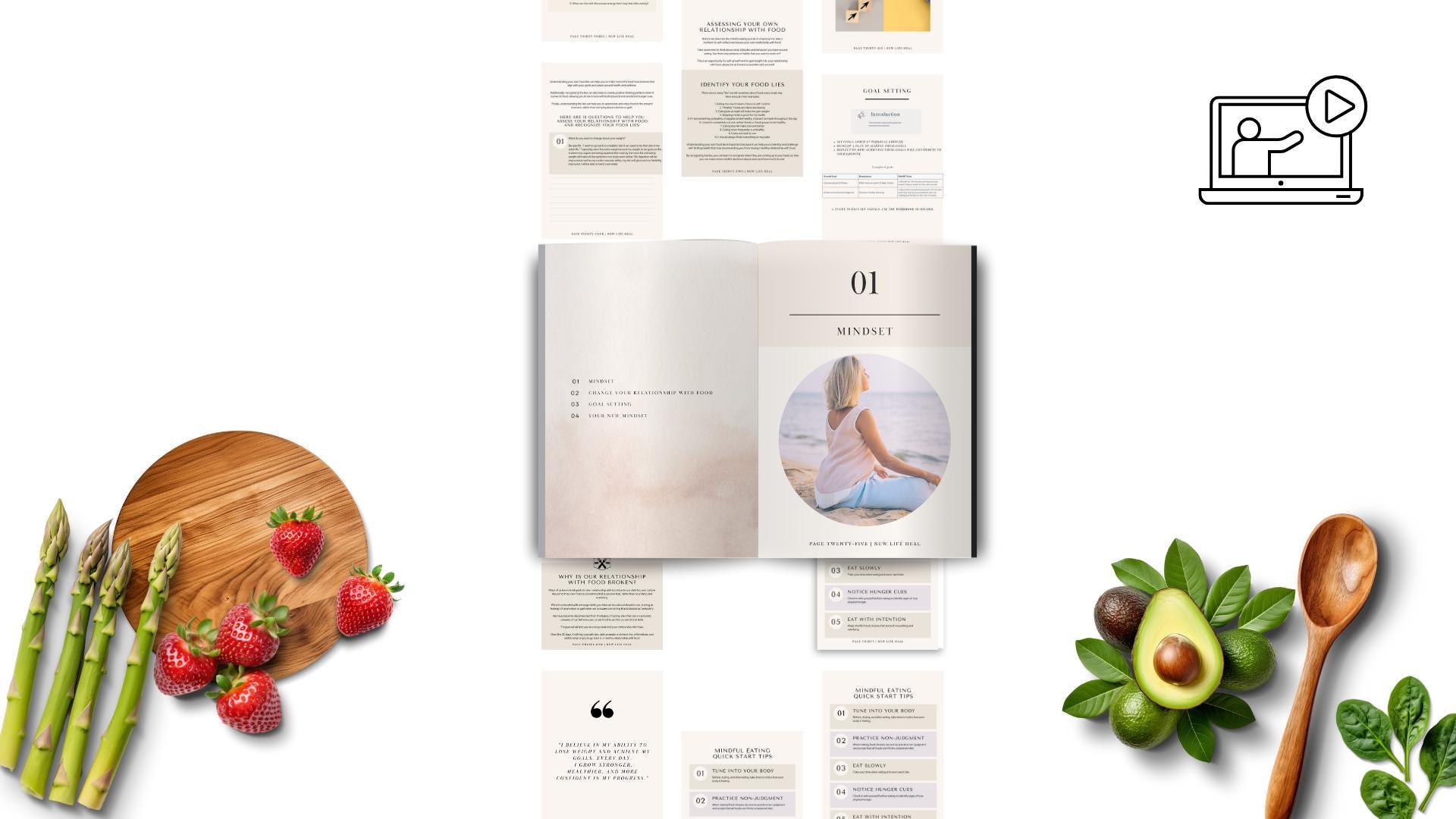 Editable Recipe Book Meal Planner Grocery List Editable Cook Book ...