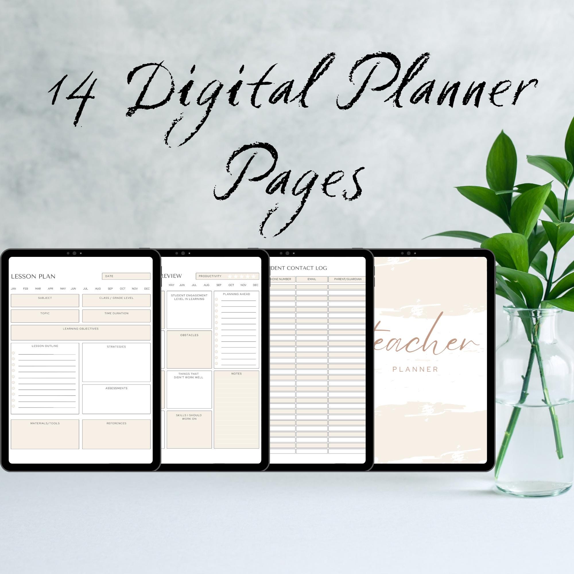 2024-2025 Attendance Tracker Meet the Teacher Template Planner 2024 ...