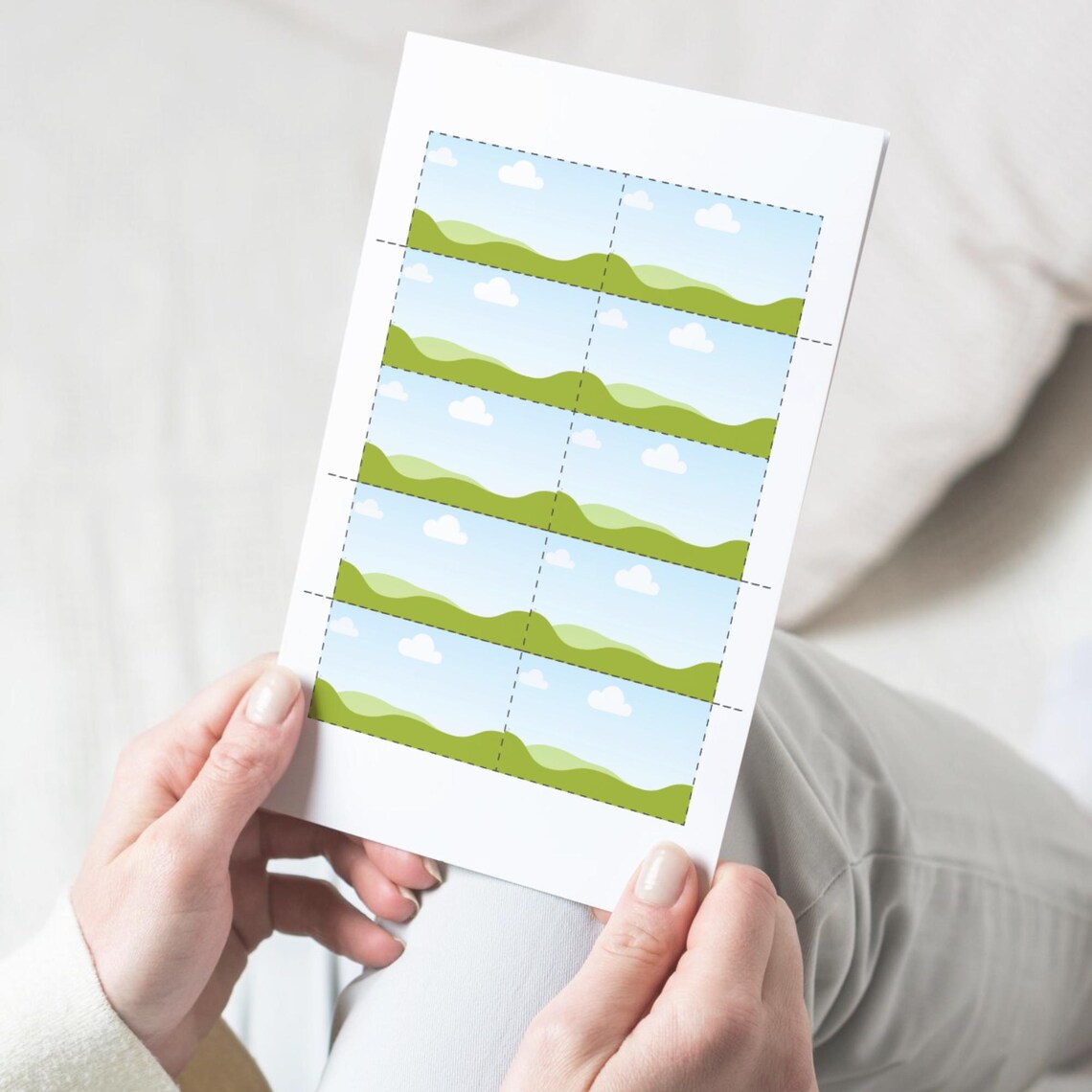 Print & Cut Business Card Home Print Template Print Your Own Business ...