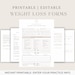 Editable Semaglutide Consent Forms Bundle Weight Loss Intake & Consent ...