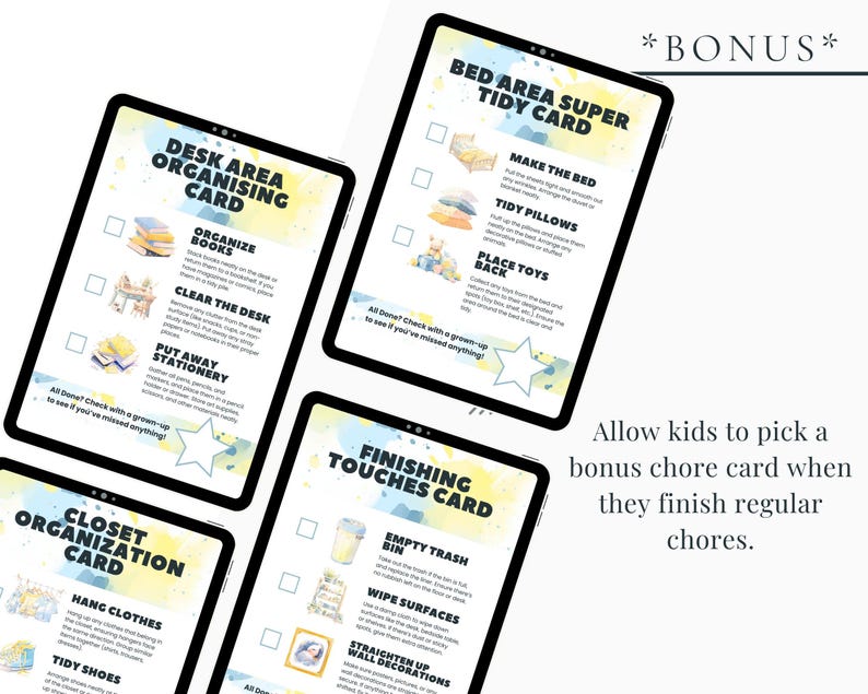 ADHD Cleaning Planner Bundle Pdf Editable Canva Template Home Cleaning ...