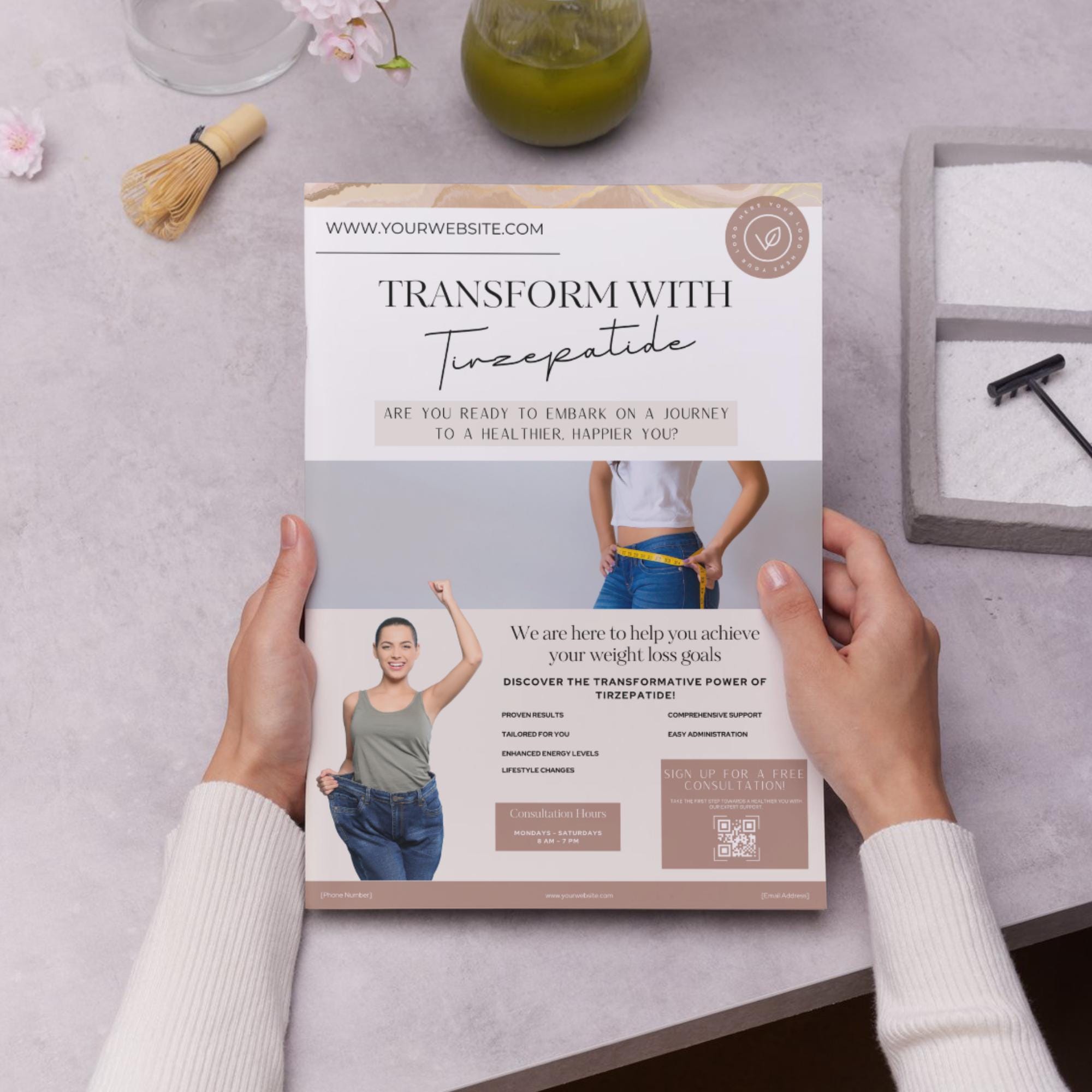 Tirzepatide Weight Loss Flyer Template, GLP-1 Marketing (canva) - Etsy