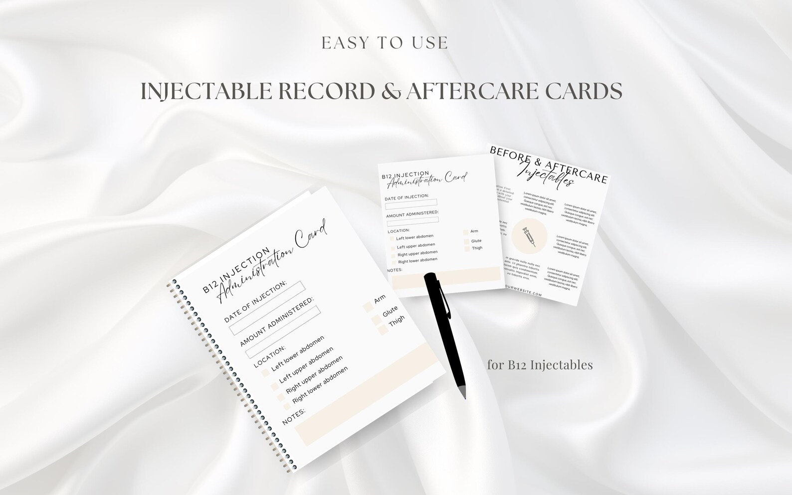 Vitamin Shot Client Intake Form Template Editable Canva Template ...