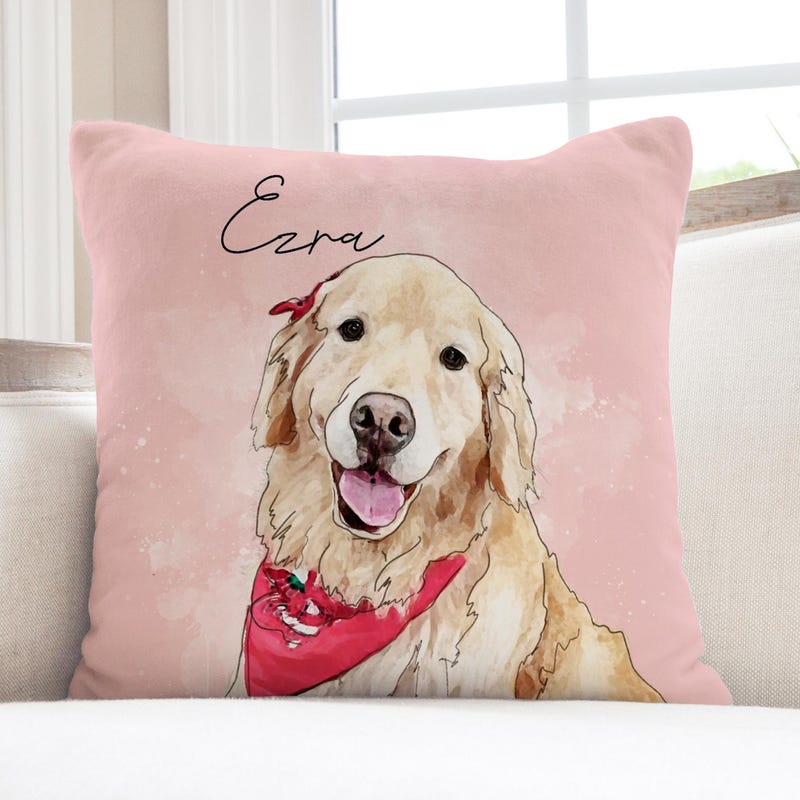 Pet Memorial Pillow - Etsy