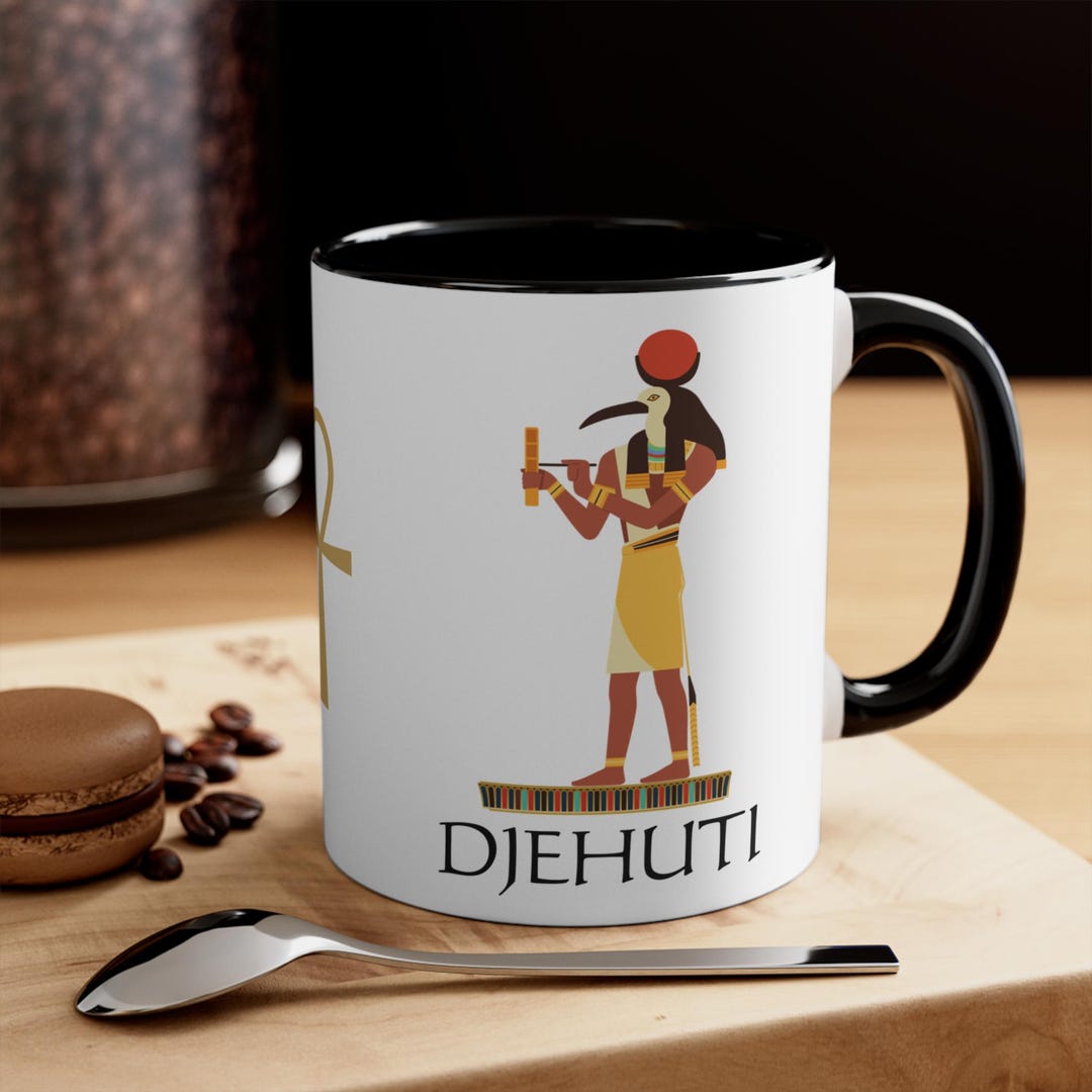 Egyptian Gods Mug Djehuti Ancient Egypt Mug Egyptian Mug Egyptian ...