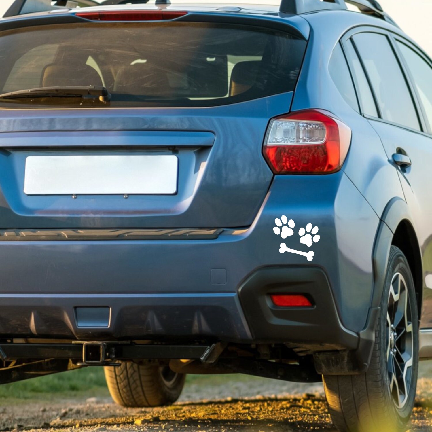 Pet Decal Dog Cat Paw Print Car Bumper Sticker Car Logo Vinyl - Etsy