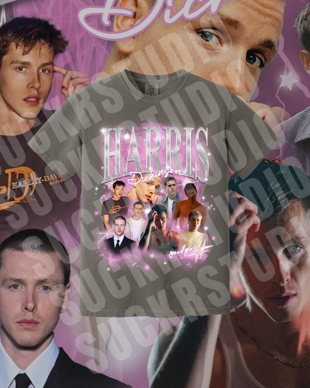 Harris Dickinson Bootleg Merch Tee Babygirl Shirt - Etsy