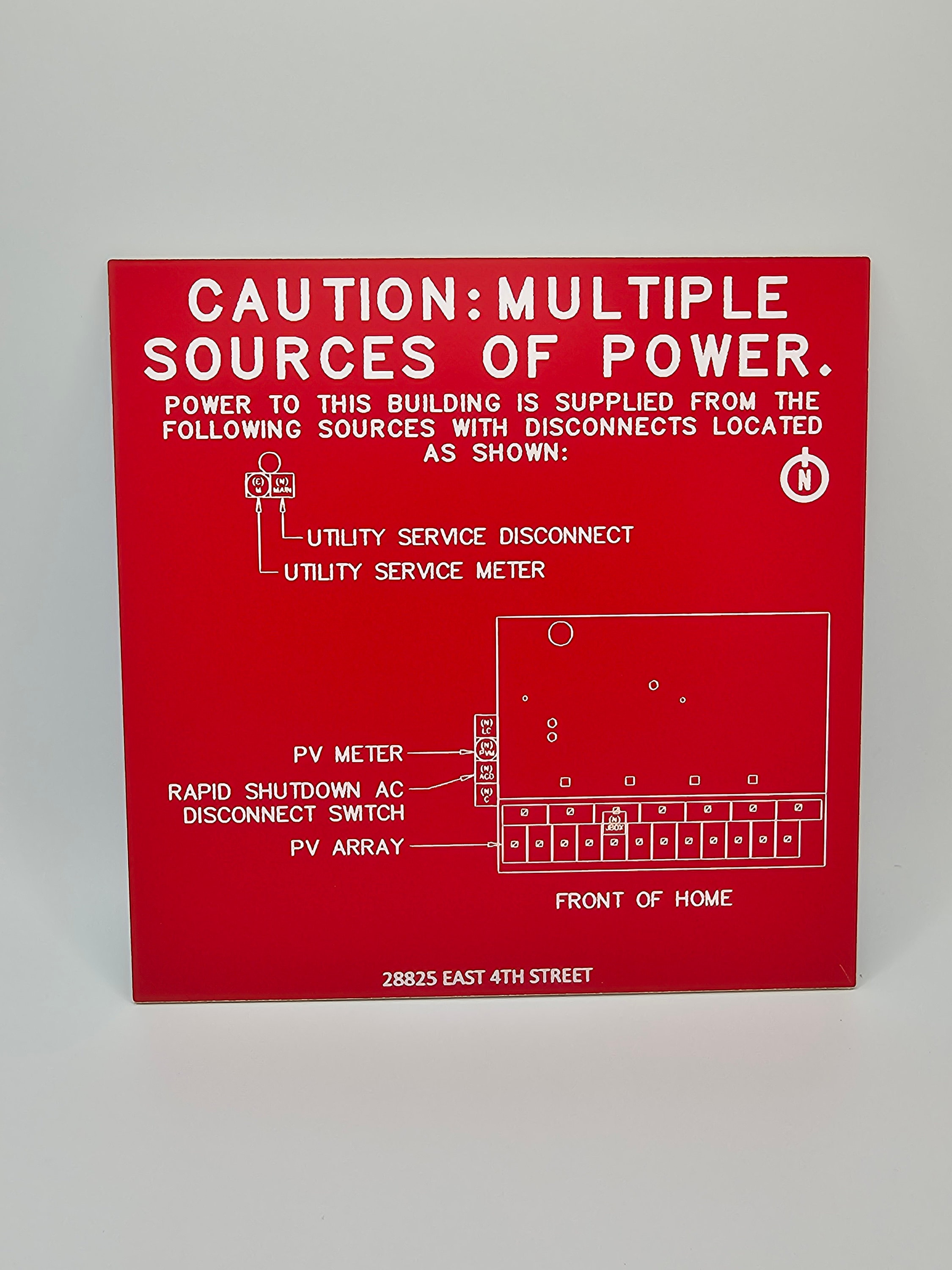 Solar PV Site Map Placards - Etsy