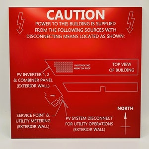 Solar PV Site Map Placards - Etsy