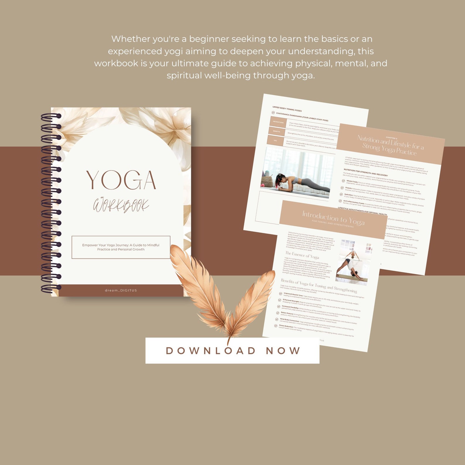 Yoga Workbook, Yoga Activity Sheet, Yoga Daily, Yoga Journal, Manual ...