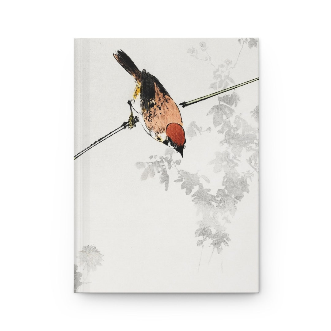 Japanese Swallow Bird Hardcover Notebook | Watanabe Seitei Print ...