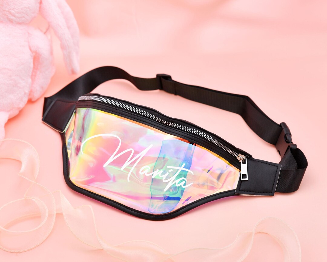 Custom Holographic Fanny Pack | Personalized Fanny Pack | Bridesmaids ...
