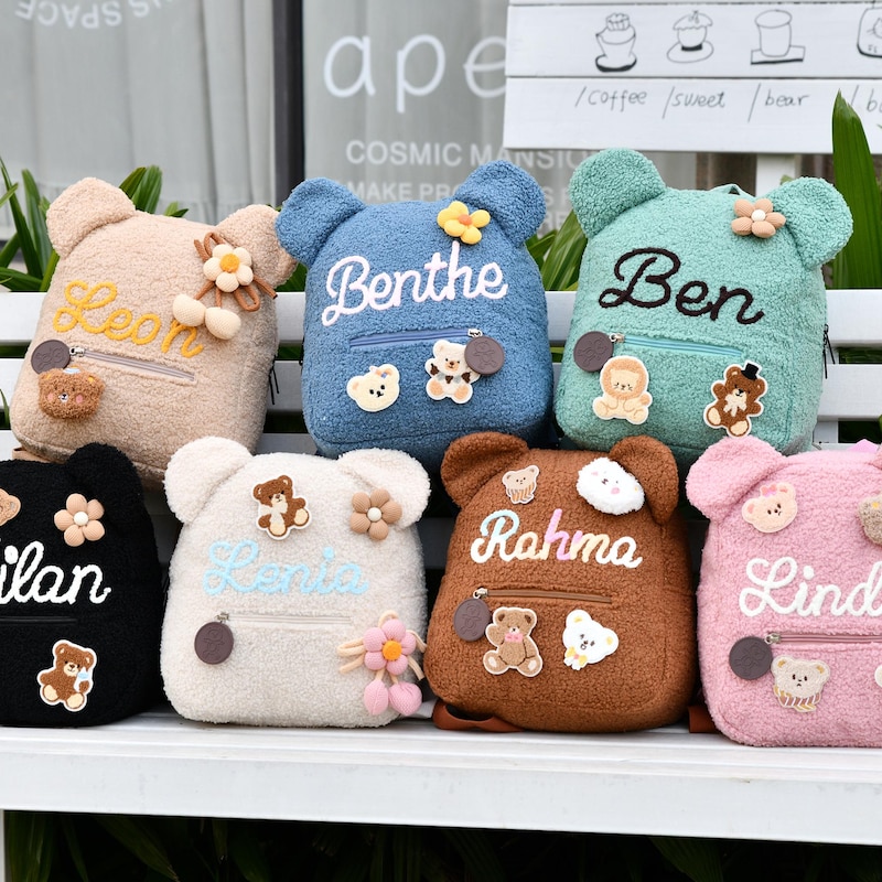 Teddy Bear Plushy Bag - Etsy Canada