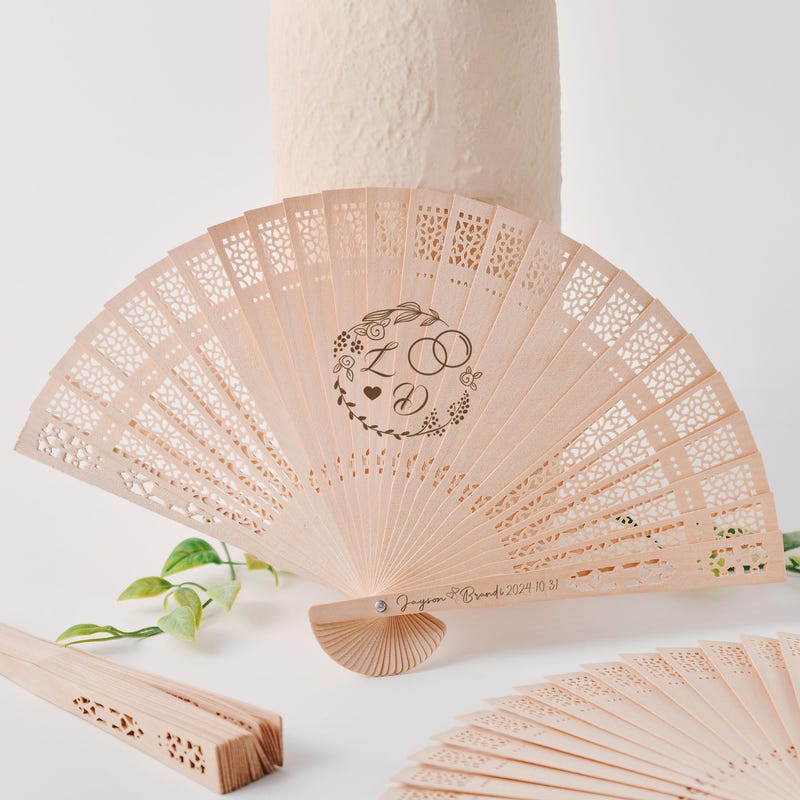 Custom Fan Wedding Favors - Etsy