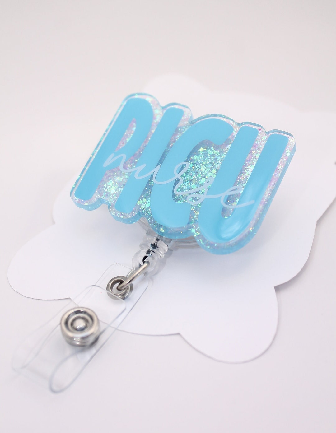 PICU Nurse Badge Reel, Pediatric ICU Nurse Badge Pull, Pediatric ...