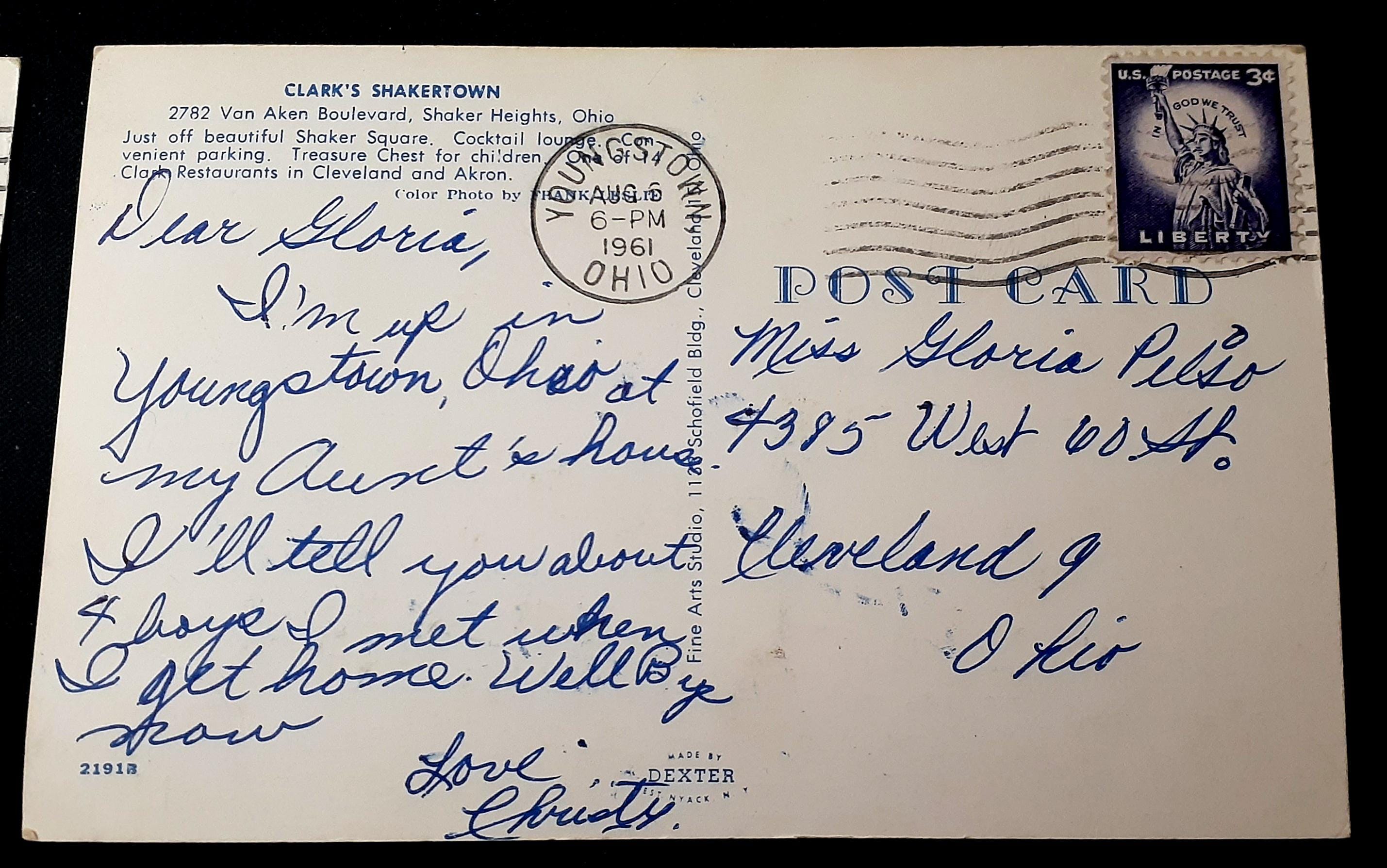 Vintage! RARE Lot of 4 Old Postcards - One of 1947, Two of 1961, & One ...