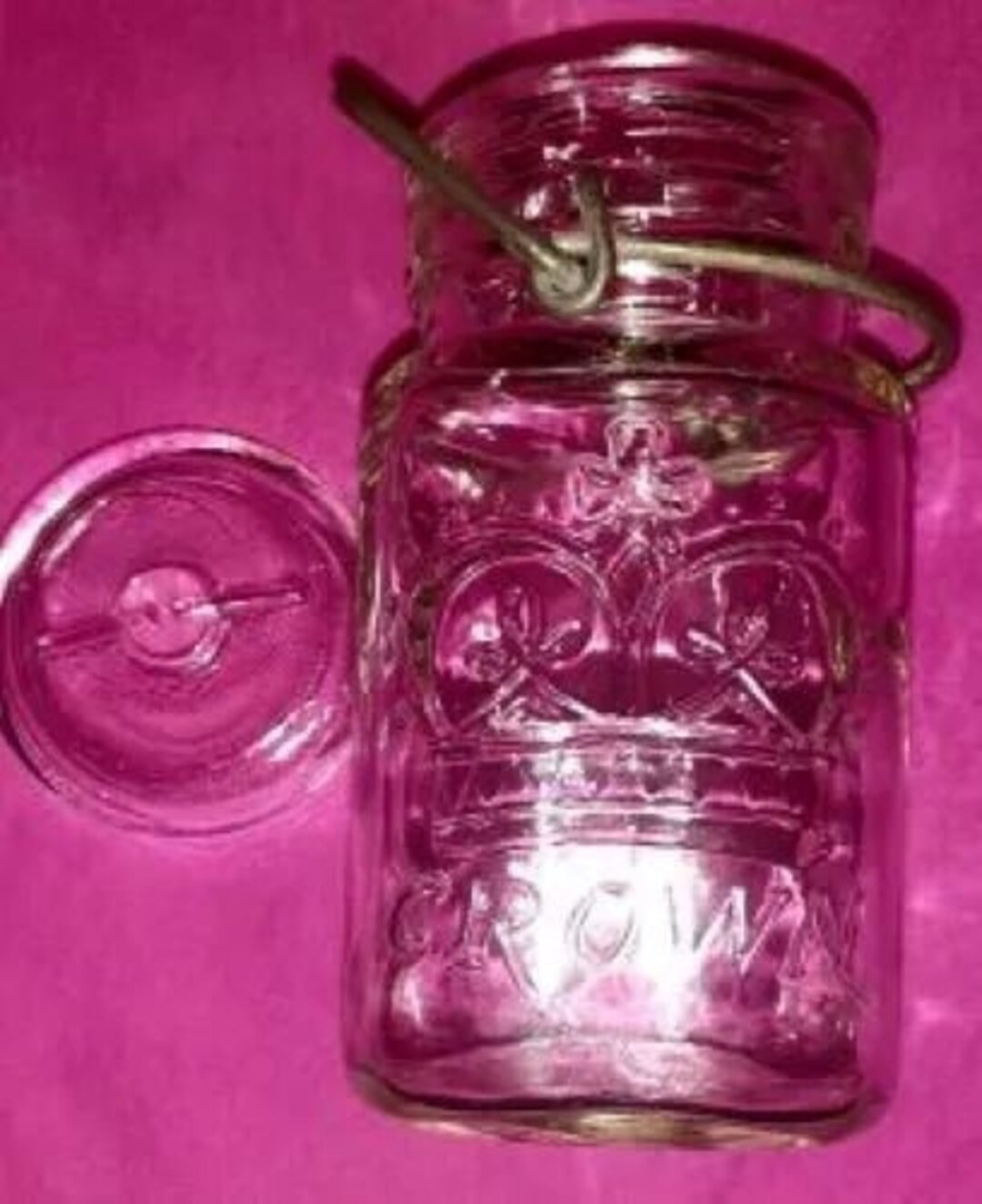 VINTAGE!! COLLECTOR'S!! 1930's Wheaton Crown 5” Canning Jar With Lid ...