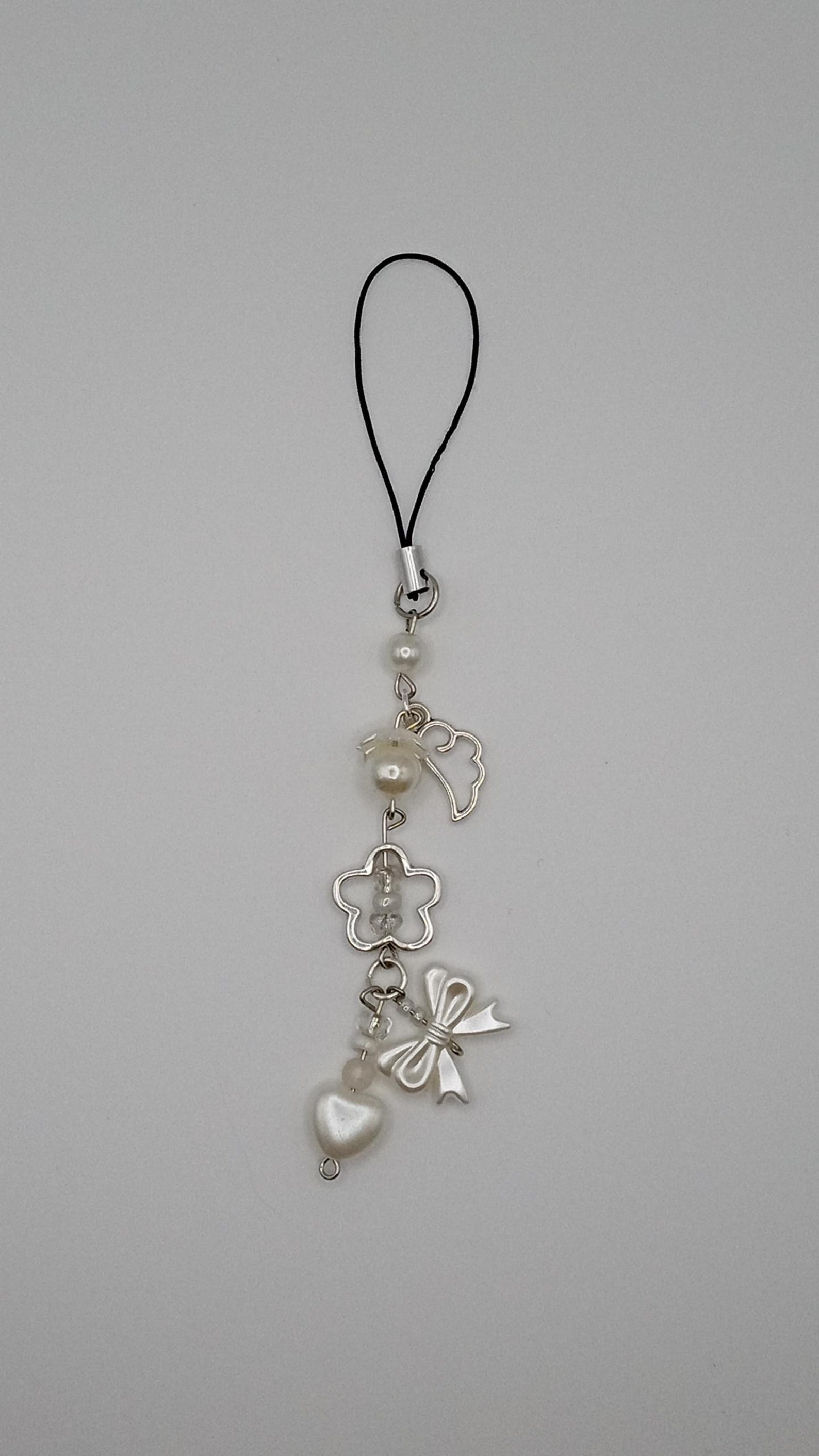 Cute Aesthetic White Phone Charm - Etsy
