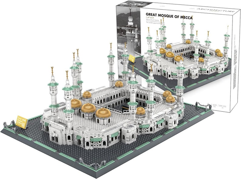 Masjid Al Haram Building Blocks Set - 2000+ Pcs Grand Mosque of Mecca ...