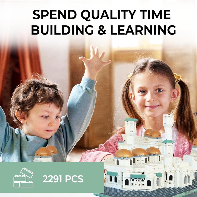 Masjid Al Haram Building Blocks Set - 2000+ Pcs Grand Mosque of Mecca ...