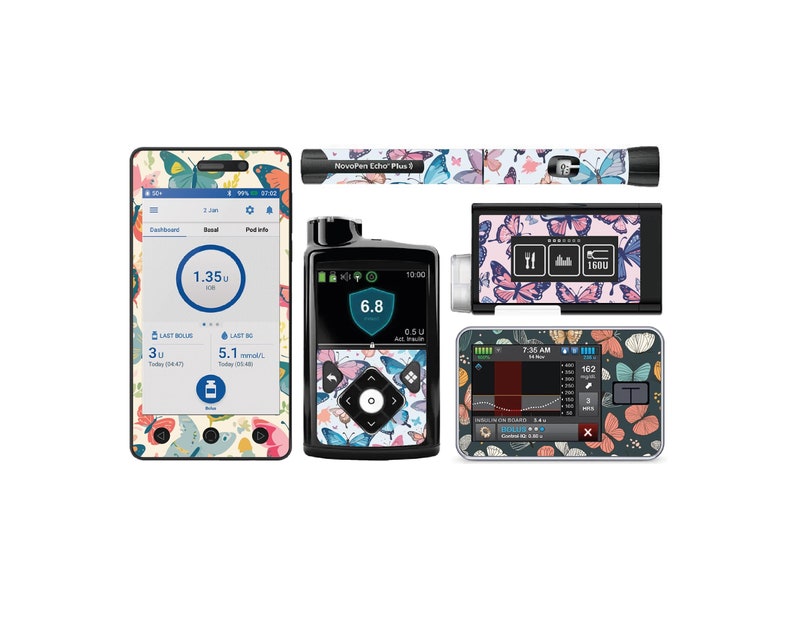 Diabetes Device Stickers | Ypsopump | Tandem Tslim | Medtronic Minimed ...