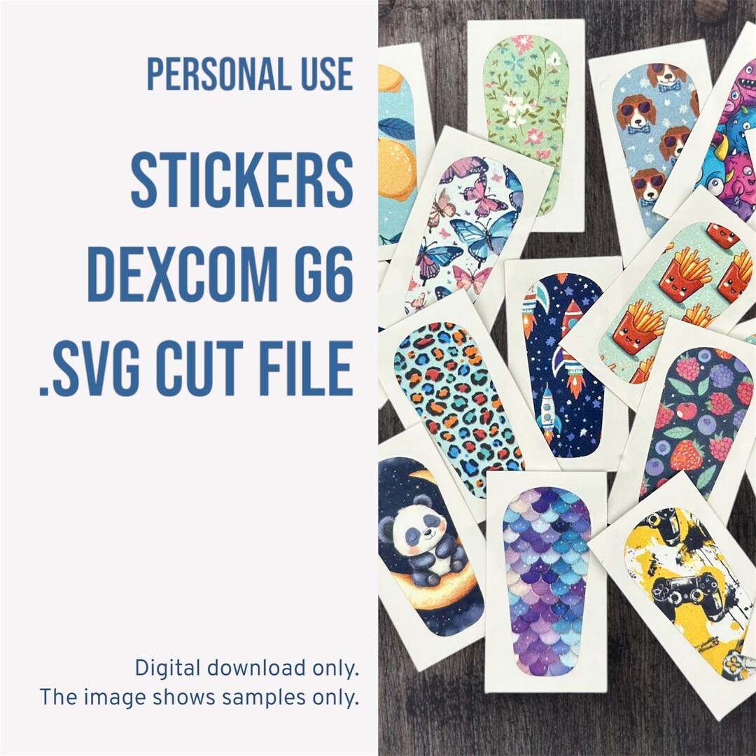 Dexcom G6 SVG Cut File | Dexcom Sensor Decal | Downloadable SVG for ...