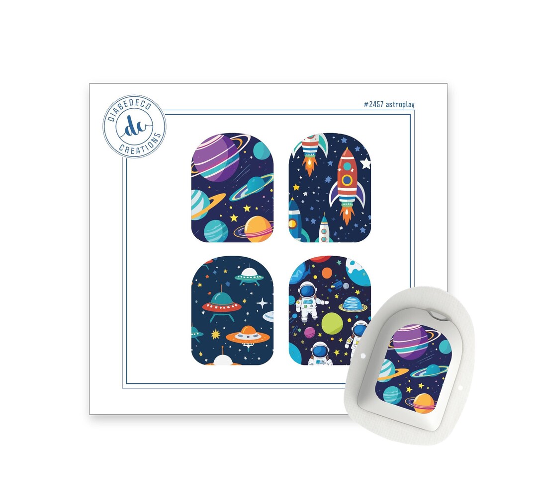 Omnipod Pod Stickers | Temporary Tattoos | Omnipod Decals | Type 1 ...