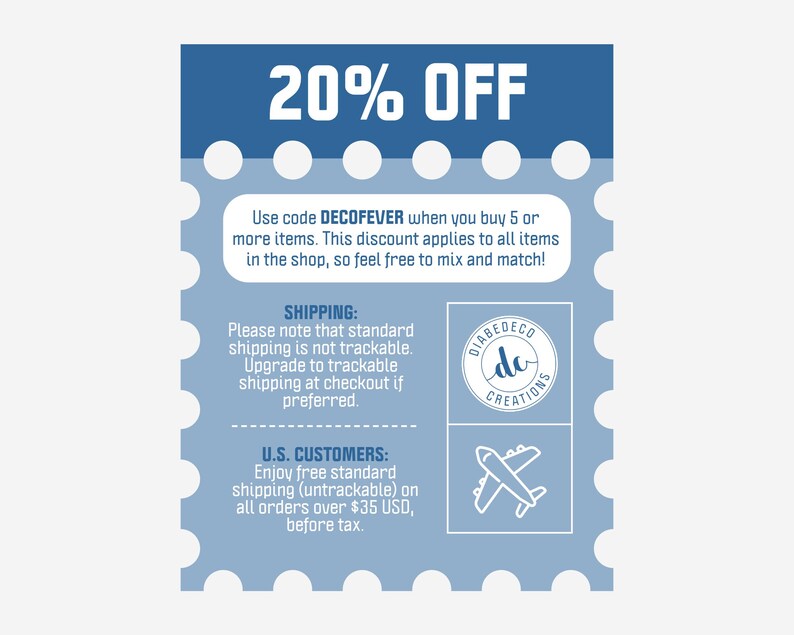 Insulin Pump Stickers Decal Skin Diabetes Device Decoration Blood ...