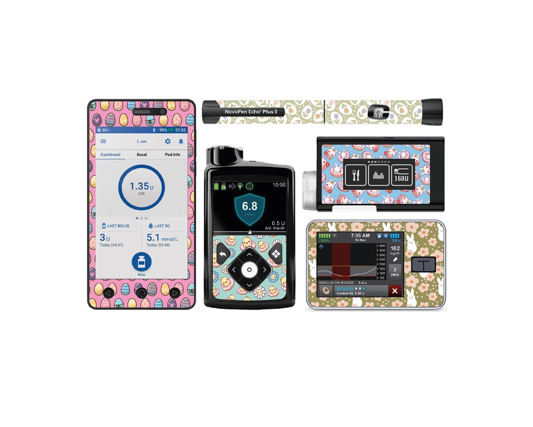 Diabetes Device Stickers | Ypsopump | Tandem Tslim | Medtronic Minimed ...