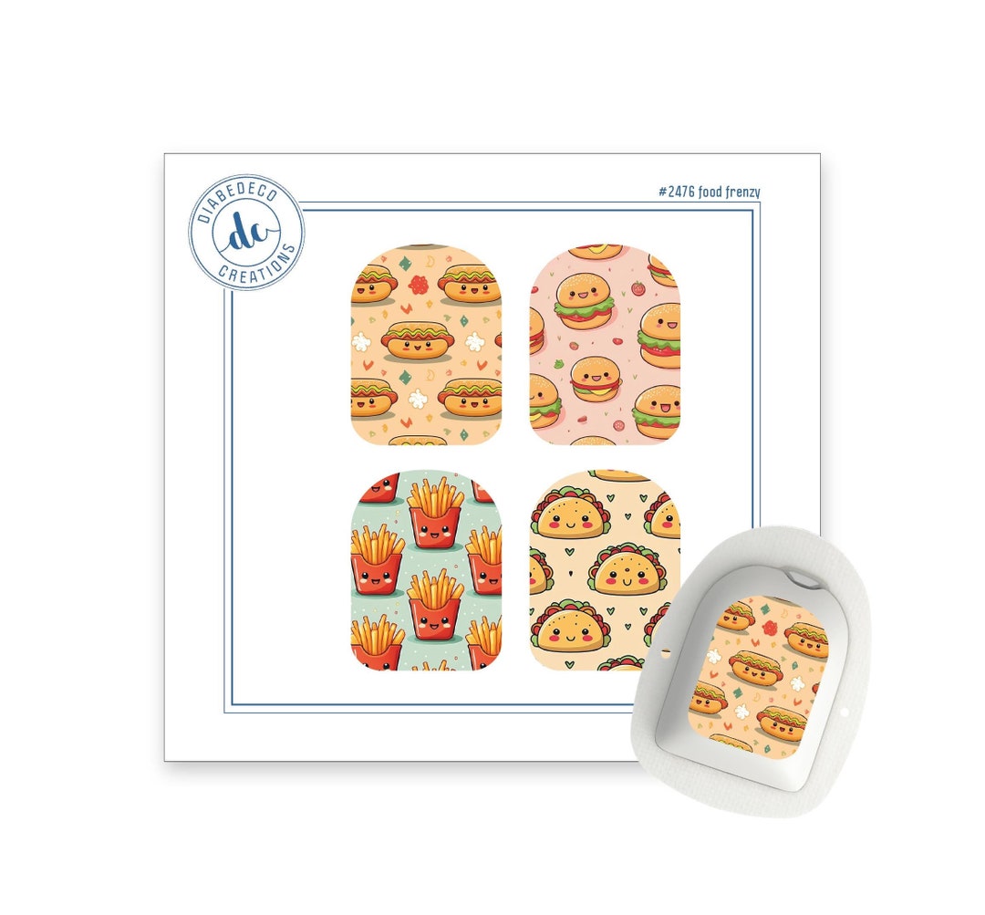 Omnipod Pod Stickers | Temporary Tattoos | Omnipod Decals | Type 1 ...