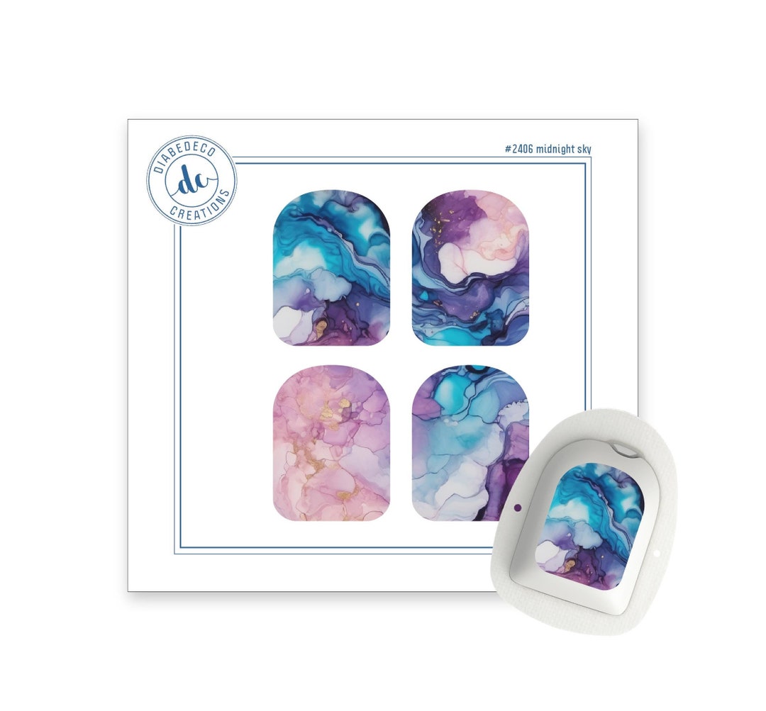Omnipod Pod Stickers | Temporary Tattoos | Omnipod Decals | Type 1 ...