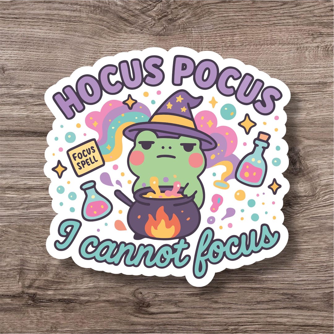 Neurodiversity Sticker | Cute Fun ADHD Autism Audhd Decal ...