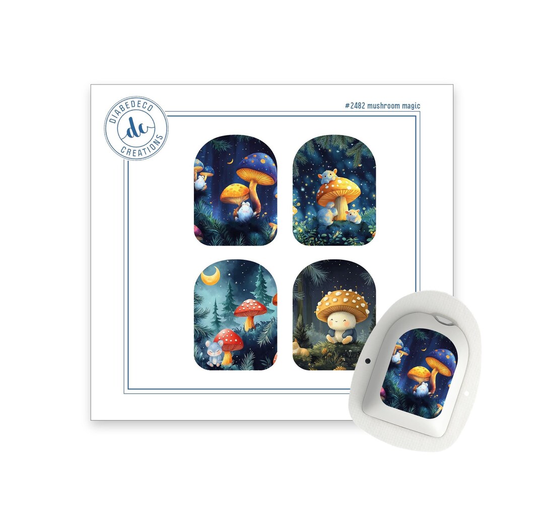 Omnipod Pod Stickers | Temporary Tattoos | Omnipod Decals | Type 1 ...