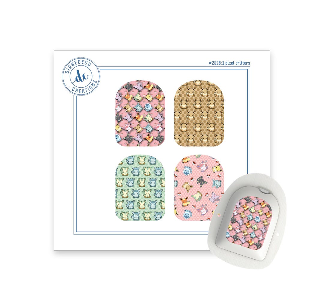 Omnipod Pod Stickers | Temporary Tattoos | Omnipod Decals | Type 1 ...