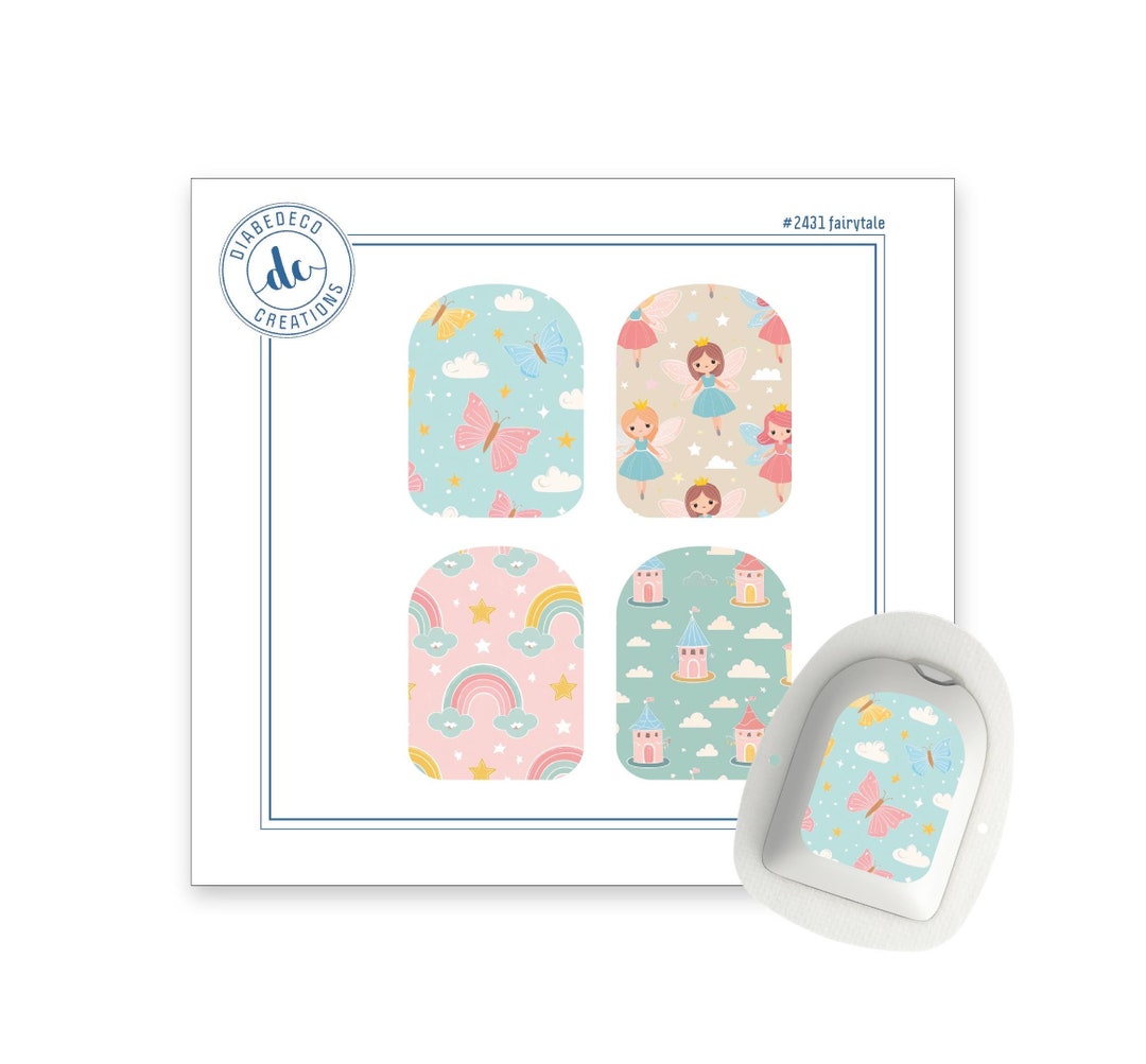 Omnipod Pod Stickers | Temporary Tattoos | Omnipod Decals | Type 1 ...